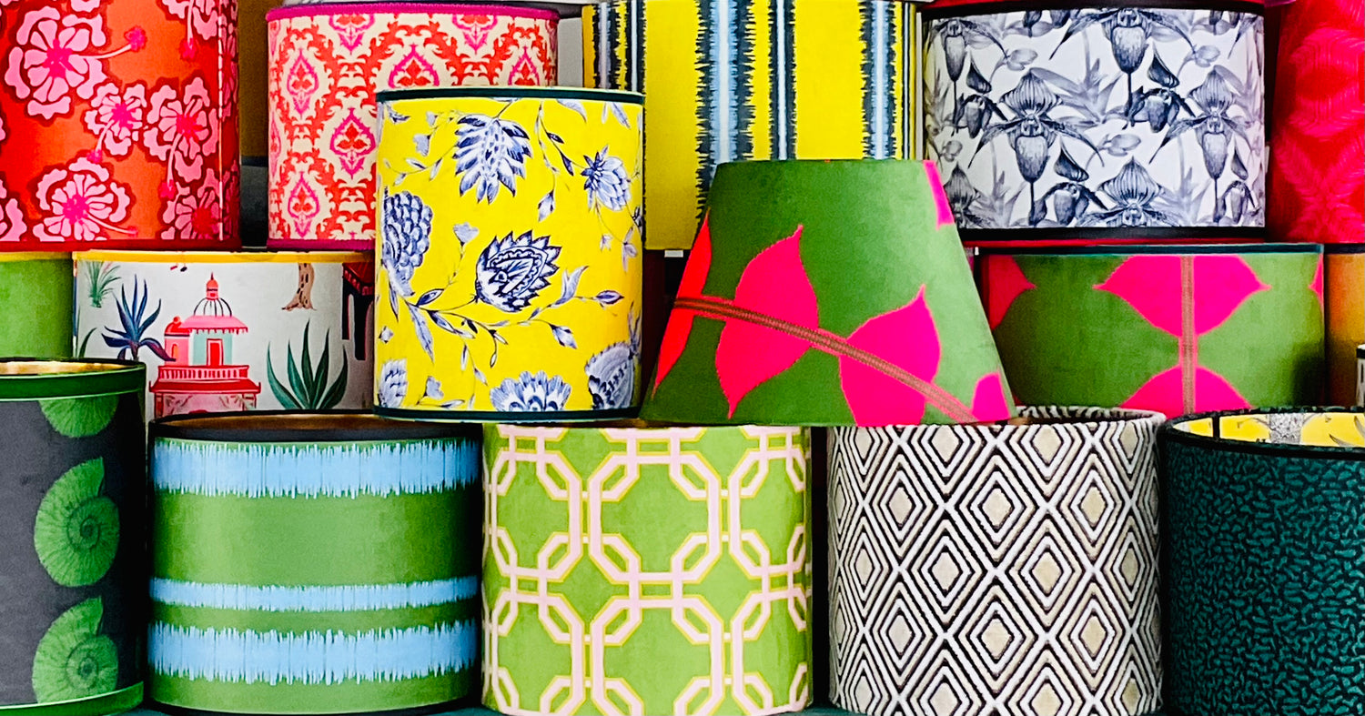 Colourful & vibrant handmade lampshades for tropical homes ...